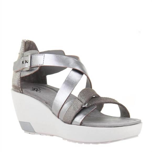 OTBT | Shoes | New Otbt Teresa Sandal In Pewter | Poshmark